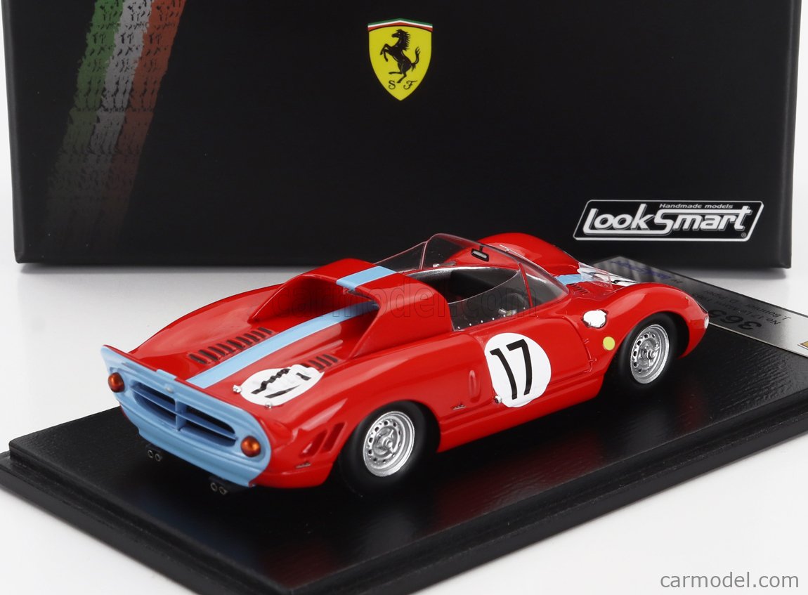 LOOKSMART LSRC117 Scale 1/43 | FERRARI 365 P2 N 17 24h LE MANS 1965 JO ...