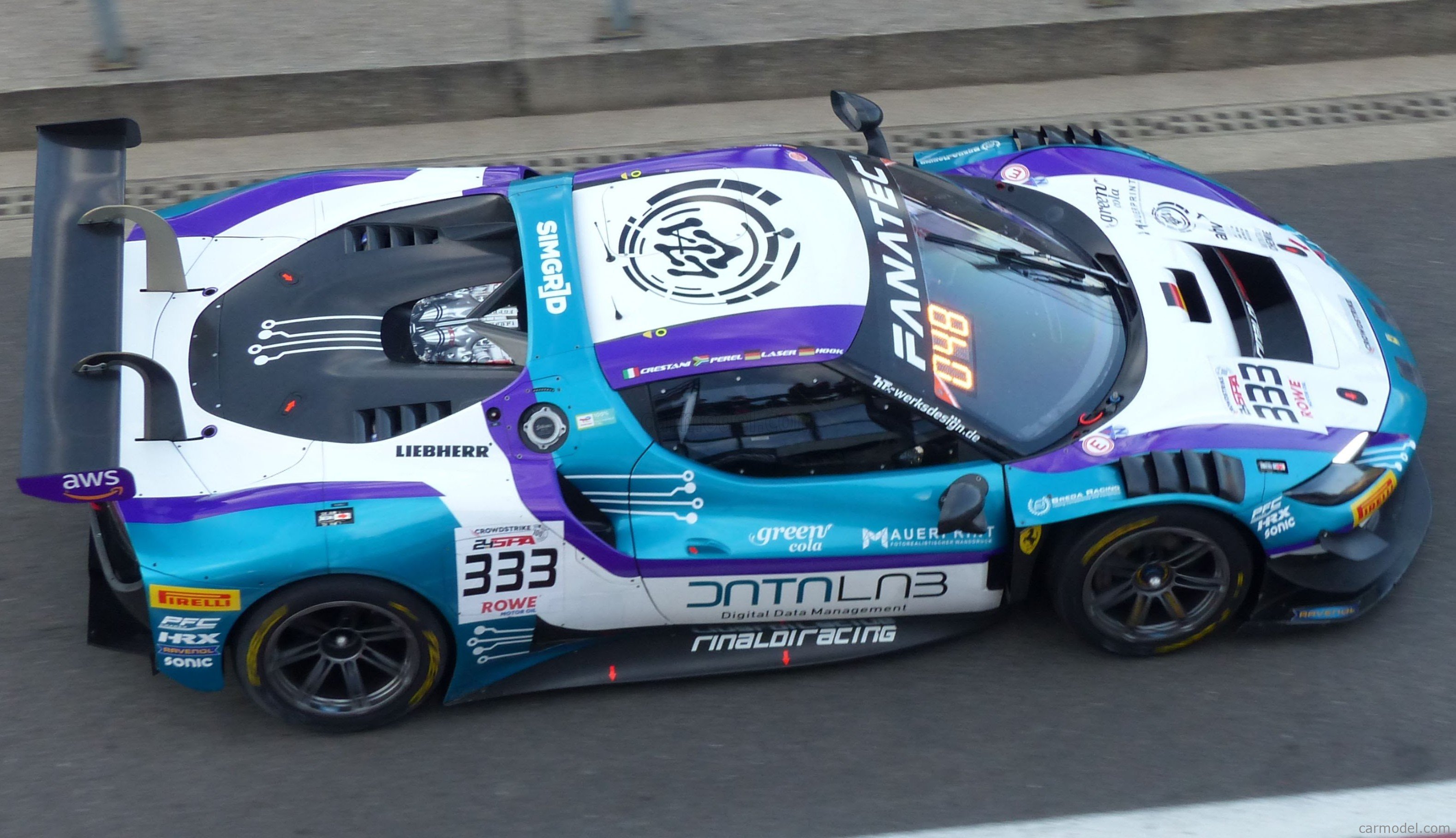 LOOKSMART LSRC194 Scale 1/43 | FERRARI 296 GT3 TEAM RINALDI RACING N ...