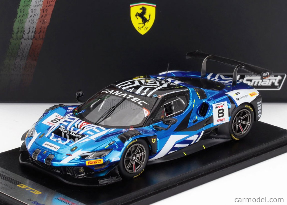 LOOKSMART LSRC191 Scale 1/43 | FERRARI 296 GT3 3.0L TURBO V6 TEAM ...
