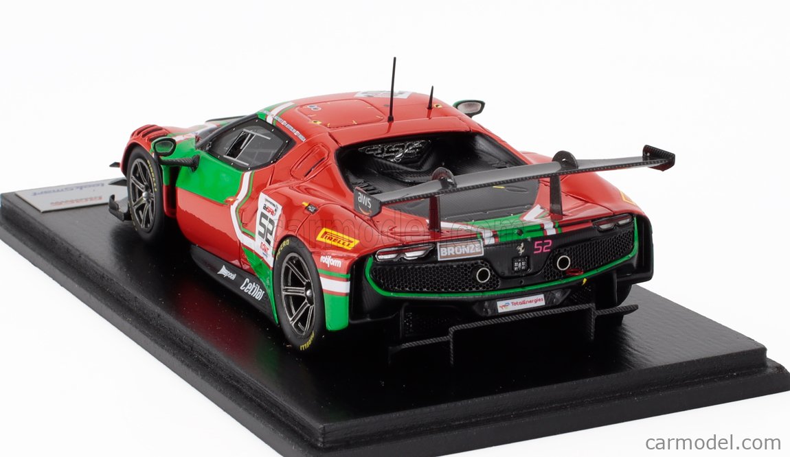 LOOKSMART LSRC189 Scale 1/43 | FERRARI 296 GT3 3.0L TWIN TURBO V6 TEAM ...