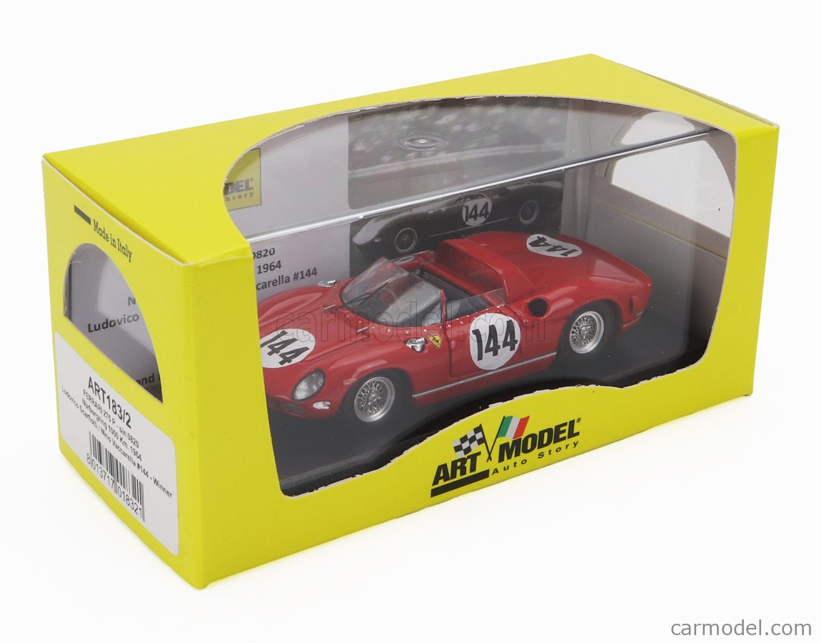 ART-MODEL ART183/2 Scale 1/43 | FERRARI 275P SPIDER ch.0820 N 144 ...