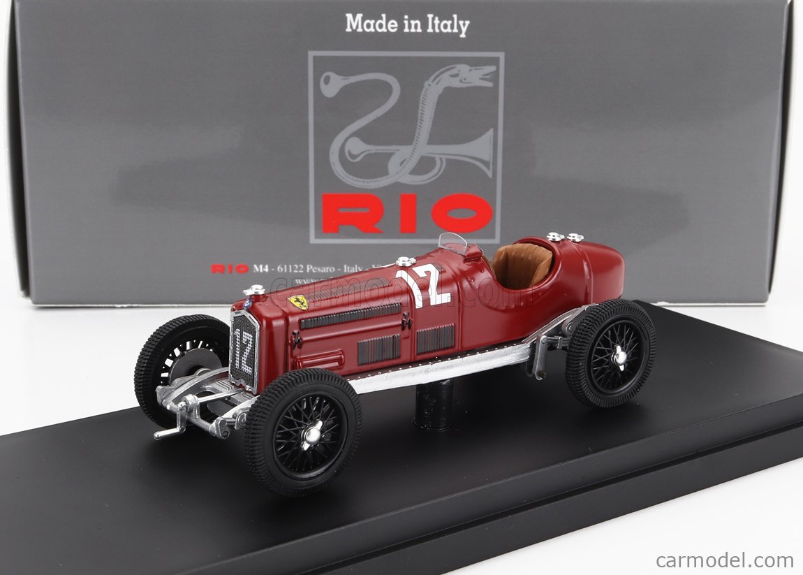 RIO-MODELS 4733 Scale 1/43 | ALFA ROMEO F1 P3 N 12 WINNER MONZA GP 1933 ...