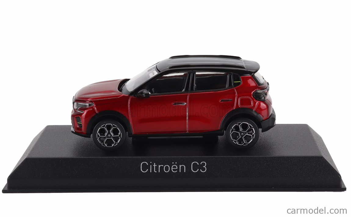 NOREV 155310 Scale 1/43 | CITROEN C3 2024 ELIXIR RED BLACK