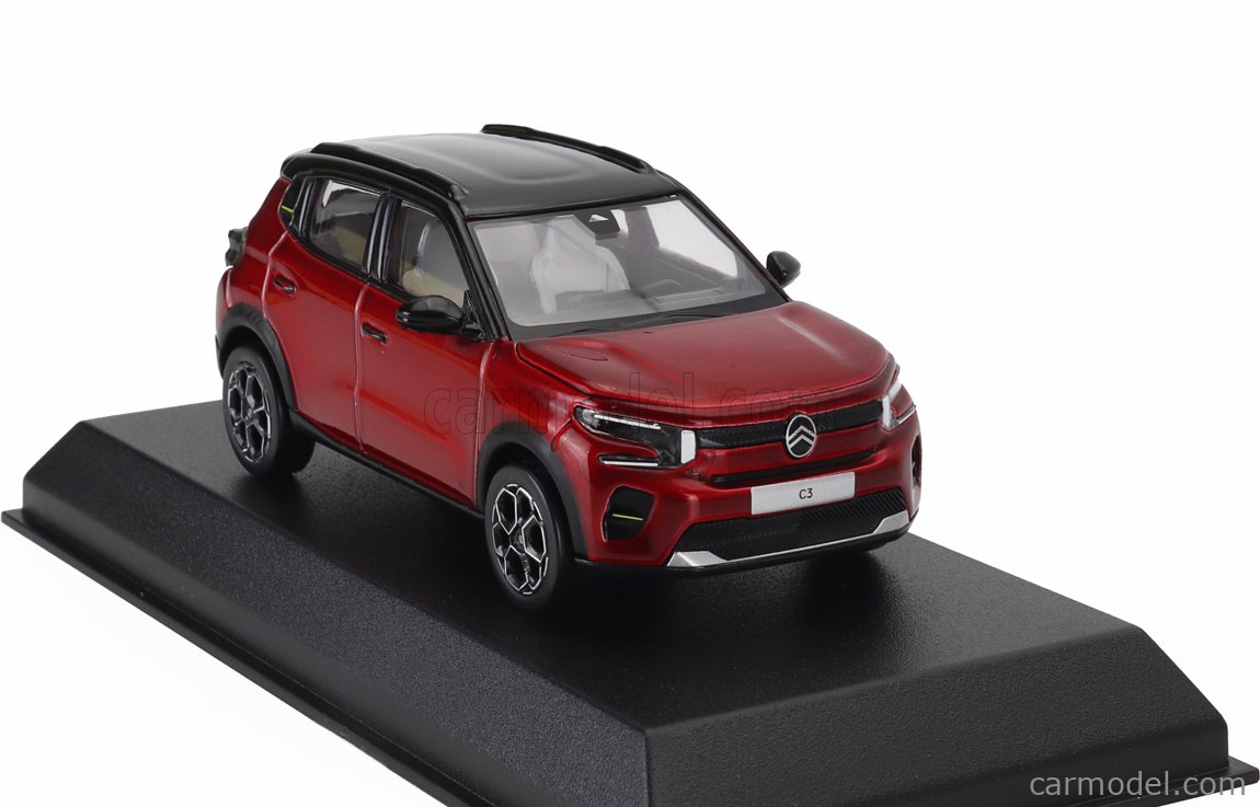 NOREV 155310 Scale 1/43 | CITROEN C3 2024 ELIXIR RED BLACK