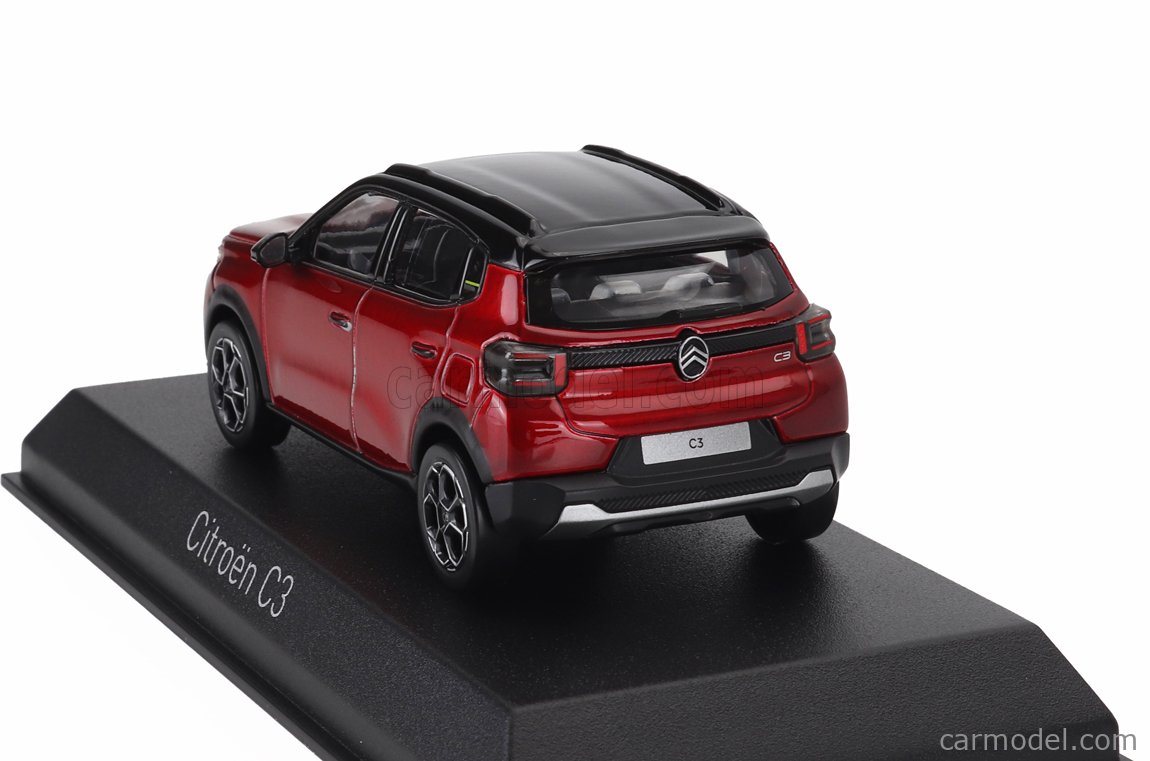 NOREV 155310 Scale 1/43 | CITROEN C3 2024 ELIXIR RED BLACK