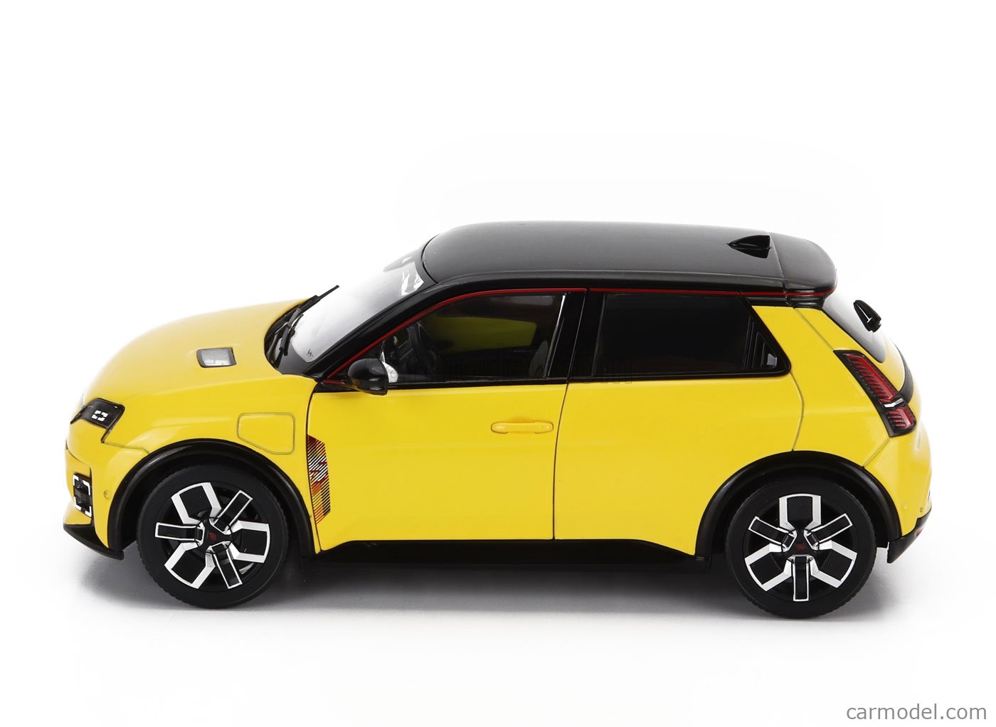 NOREV 185500 Echelle 1/18 | RENAULT R5 E-TECH 2024 POP YELLOW BLACK