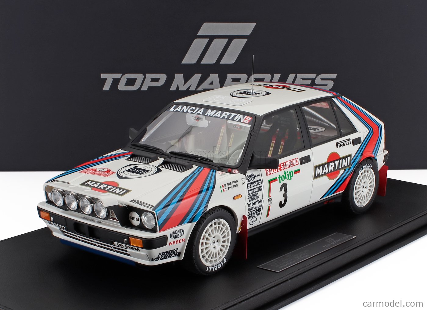 TOPMARQUES TMR12-63B Scale 1/12 | LANCIA DELTA 4WD TEAM MARTINI RACING ...