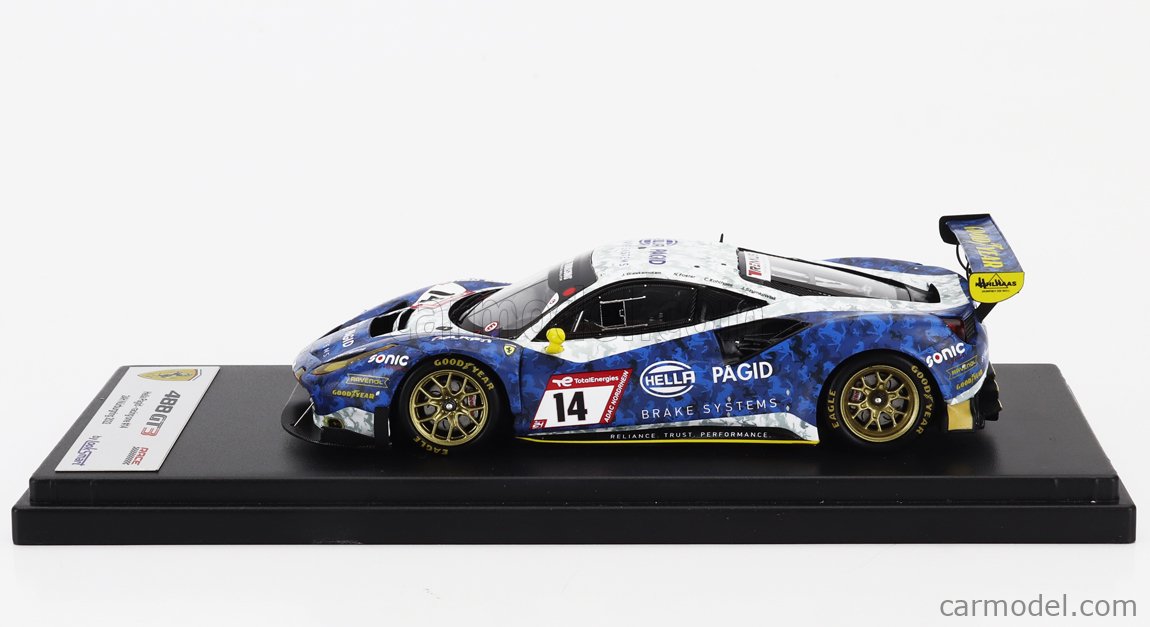 LOOKSMART LSRC148 Scale 1/43 | FERRARI 488 GT3 EVO 3.9L TURBO V8 HELLA ...