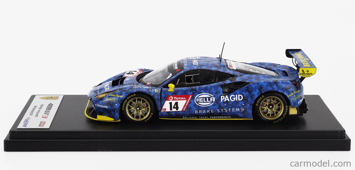 LOOKSMART LSRC096 Scale 1/43 | FERRARI 488 GT3 EVO 3.9L TURBO V8 HELLA ...