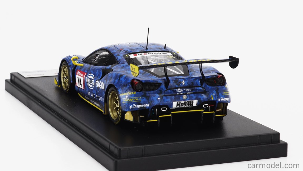 LOOKSMART LSRC096 Scale 1/43 | FERRARI 488 GT3 EVO 3.9L TURBO V8 HELLA ...