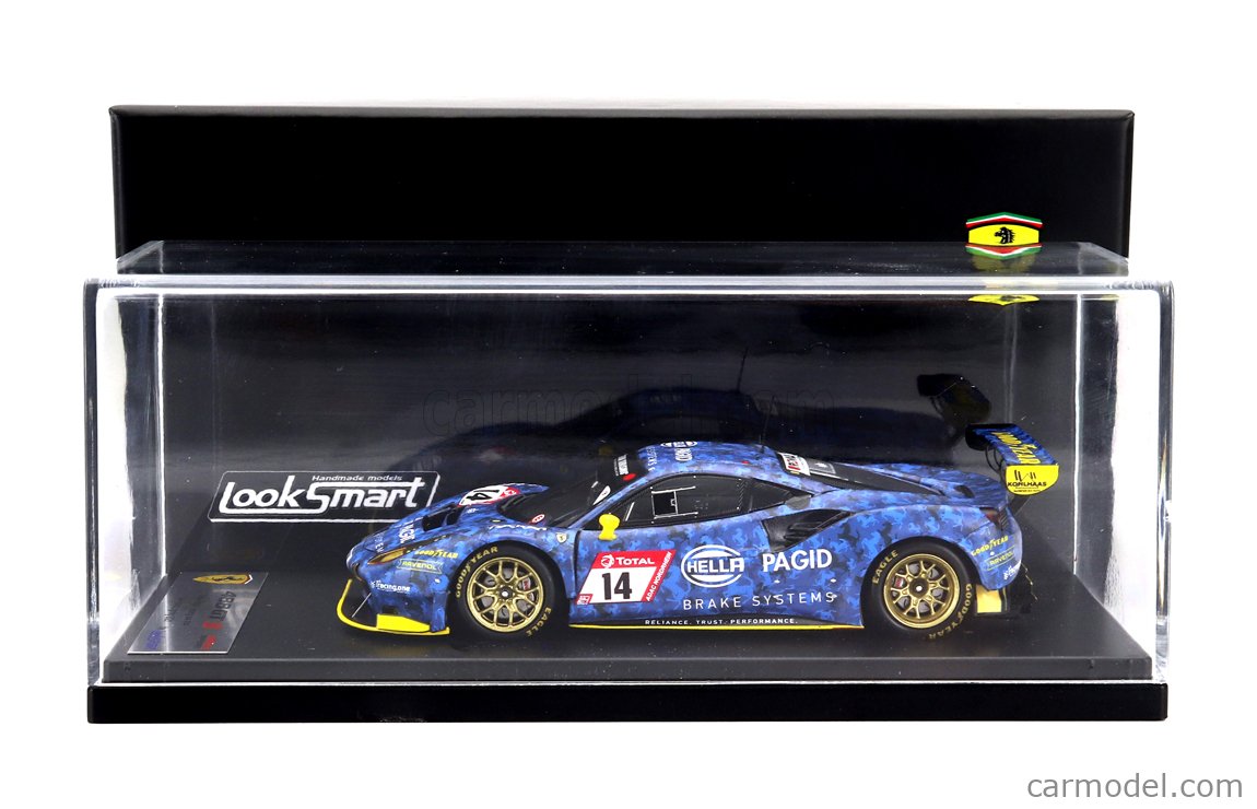 LOOKSMART LSRC096 Scale 1/43 | FERRARI 488 GT3 EVO 3.9L TURBO V8 HELLA ...