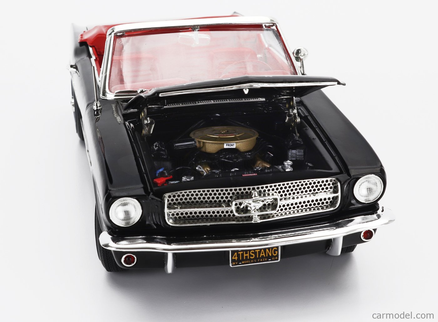 AUTOWORLD AMM1312/06 Scale 1/18 | FORD USA MUSTANG CABRIOLET 1964 BLACK