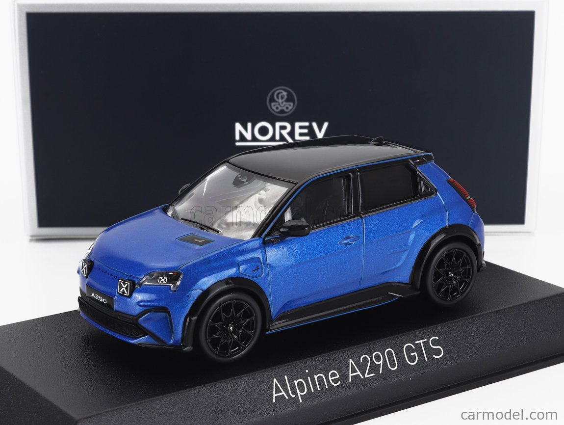 NOREV 519200 Scale 1/43 | ALPINE ALPINE A290 GTS 2025 BLUE BLACK