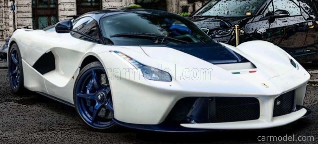BBR-MODELS BBR182238 Scale 1/18 | FERRARI LAFERRARI 2013 WHITE BLUE