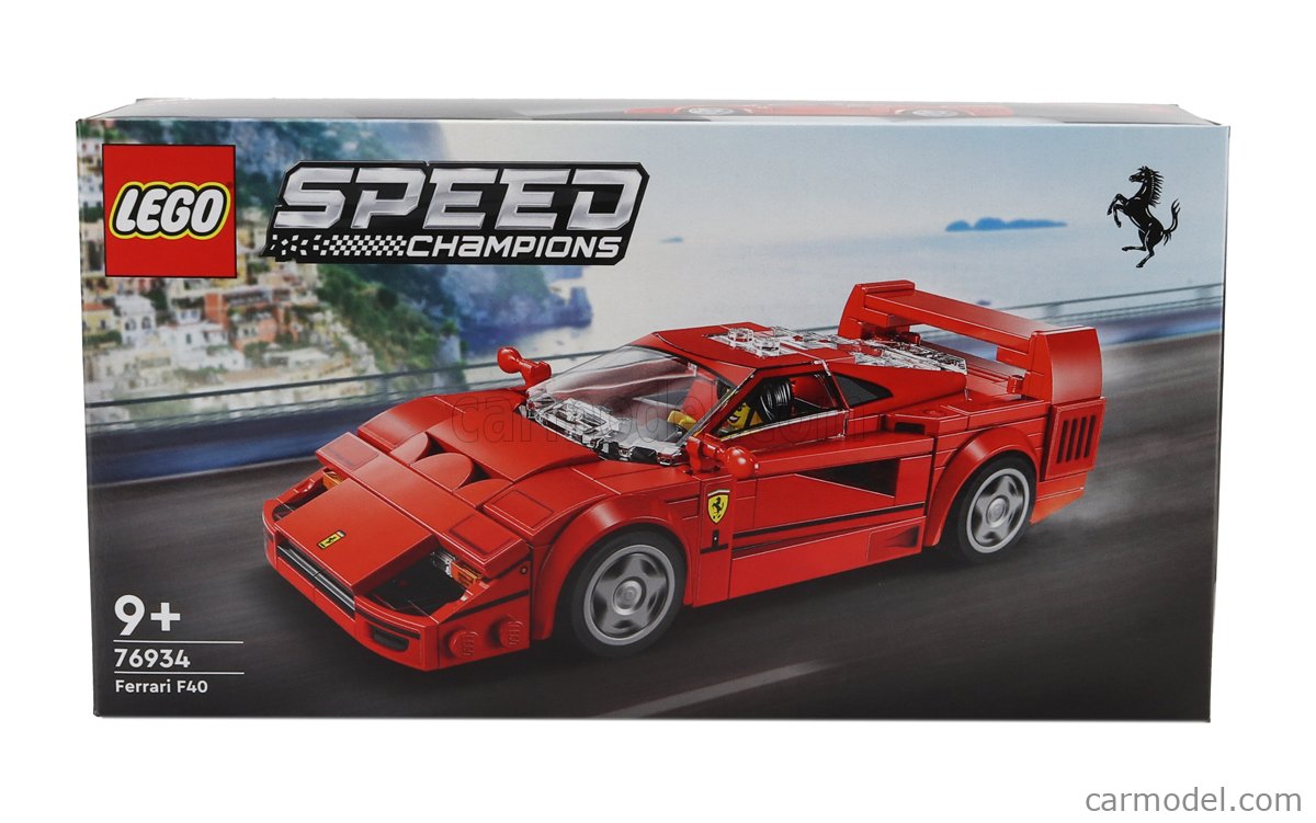 LEGO 76934 Scale 1/29 | FERRARI LEGO SPEED CHAMPION - F40 1987 RED