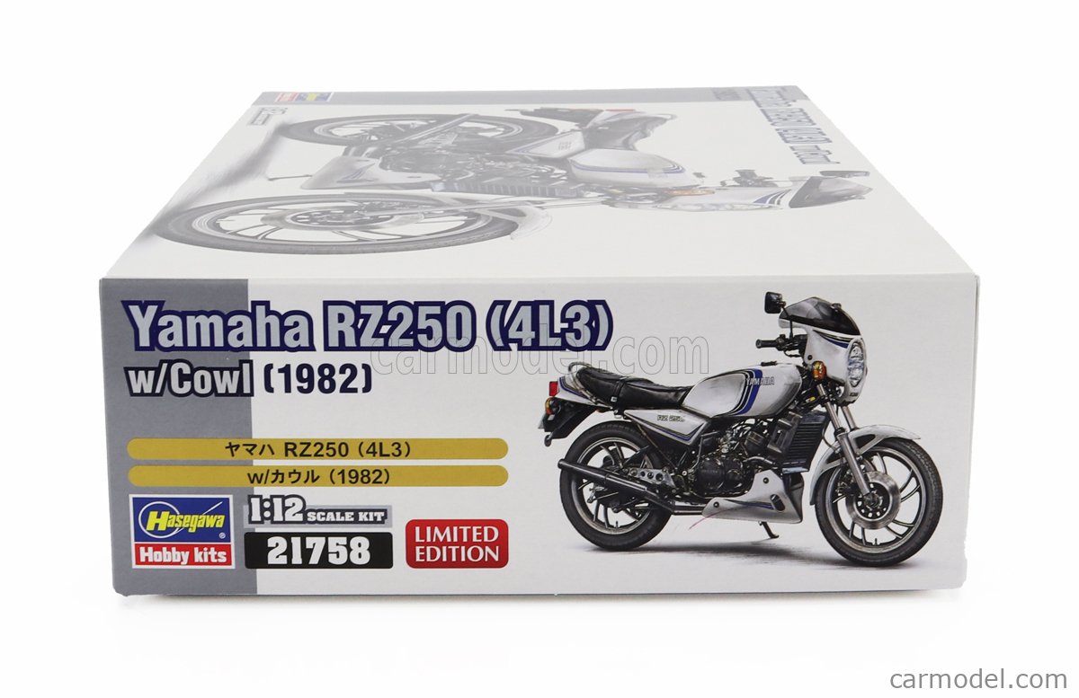 HASEGAWA 21758 Scale 1/12 | YAMAHA RZ250 (4L3) w/Cowl MOTORCYCLE 1982