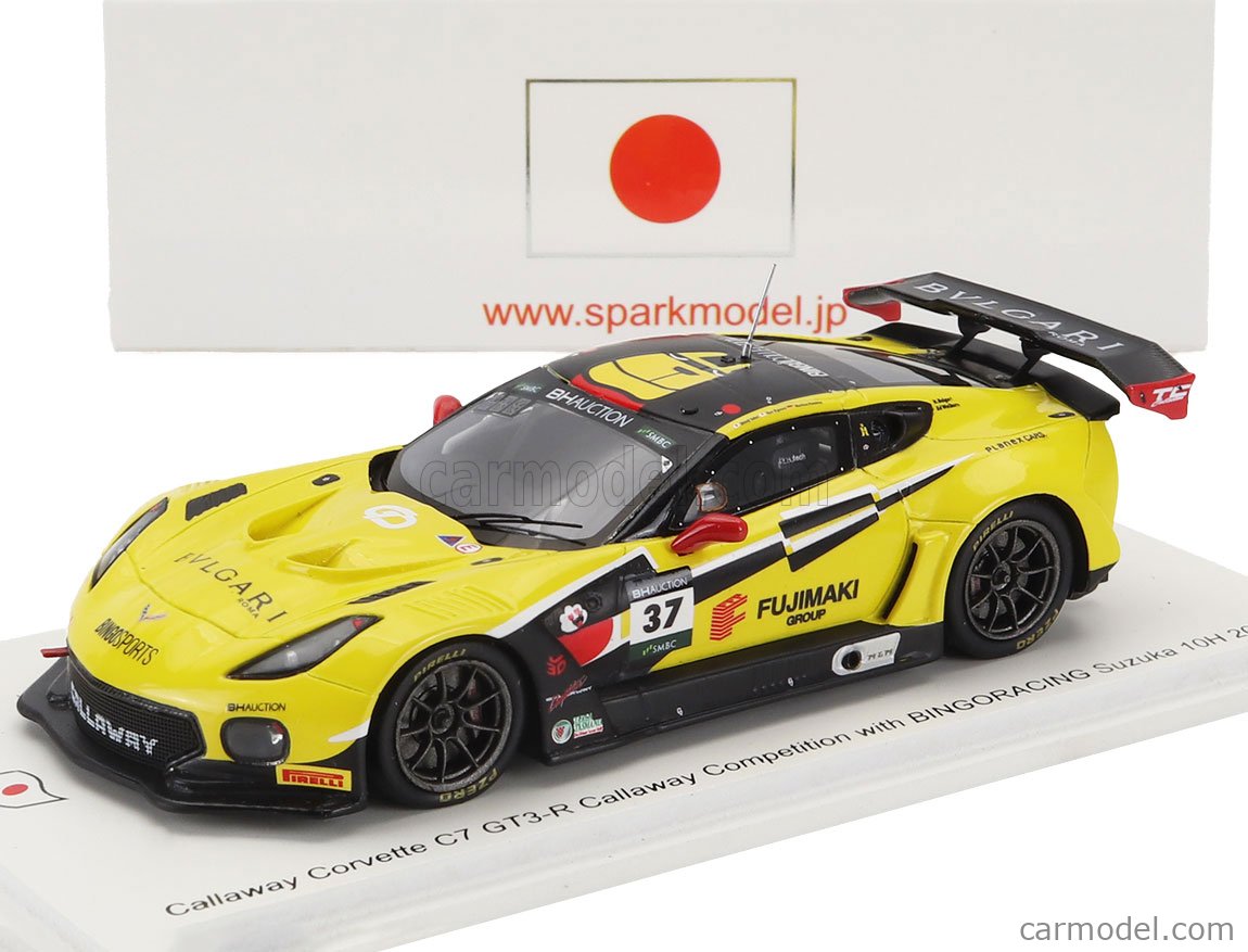 SPARK-MODEL SJ090 Scale 1/43 | CHEVROLET CORVETTE C7.R 5.5L V8 GT3-R ...