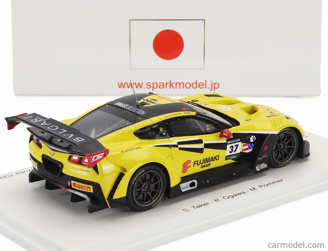 SPARK-MODEL SJ090 Scale 1/43 | CHEVROLET CORVETTE C7.R 5.5L V8 GT3-R ...