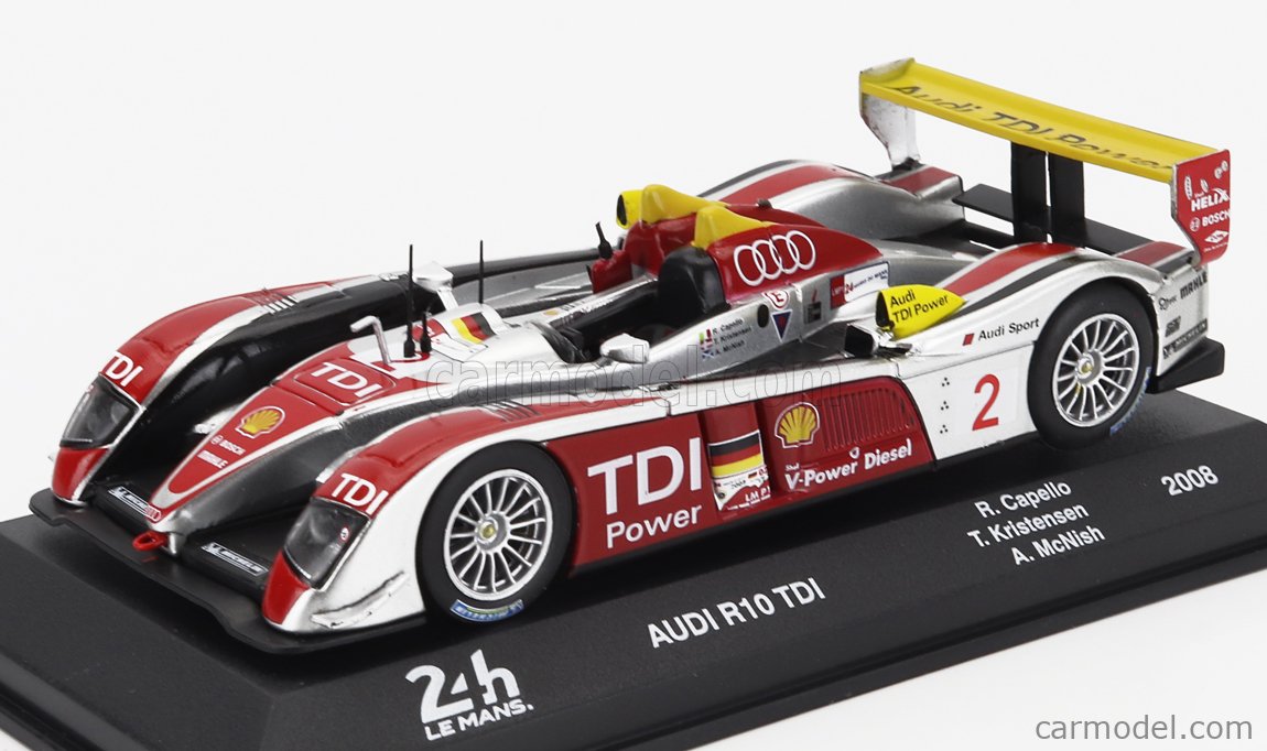 EDICOLA MW1ALA0042 Escala 1/43 | AUDI R10 TDI 5.5L TURBO V12 TEAM AUDI ...