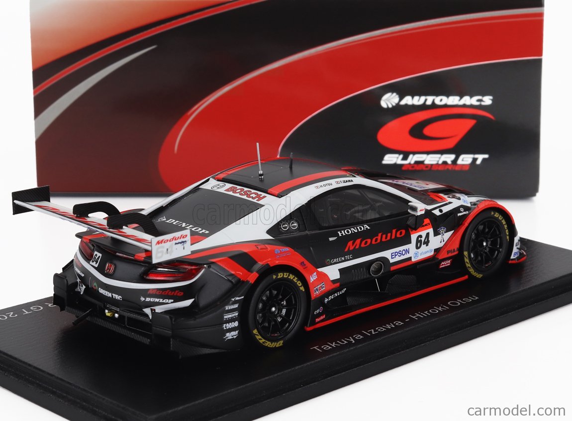 SPARK-MODEL SGT117 Scale 1/43 | HONDA NSX-GT TEAM MODULO NAKAJIMA ...