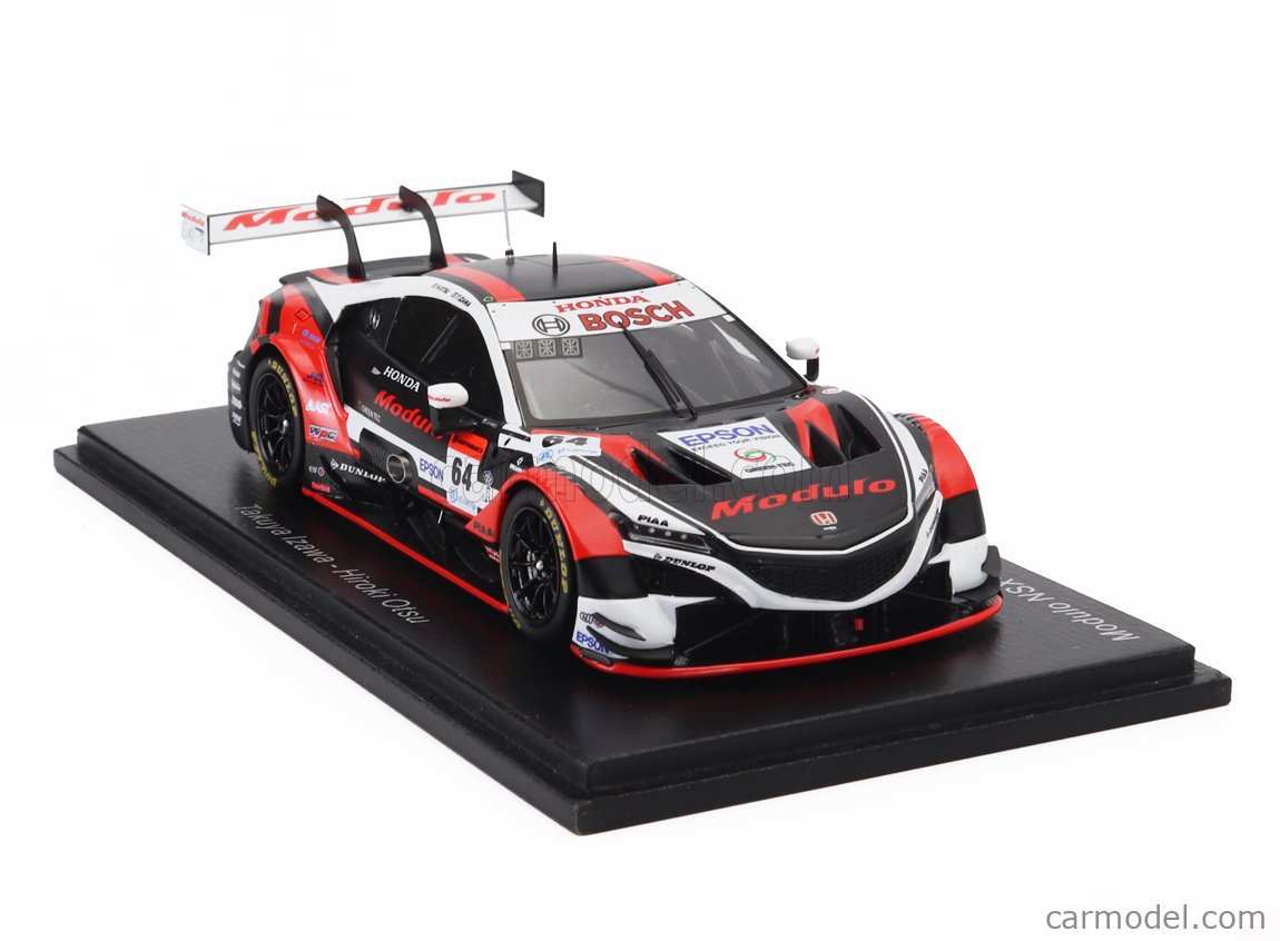 SPARK-MODEL SGT117 Scale 1/43 | HONDA NSX-GT TEAM MODULO NAKAJIMA ...