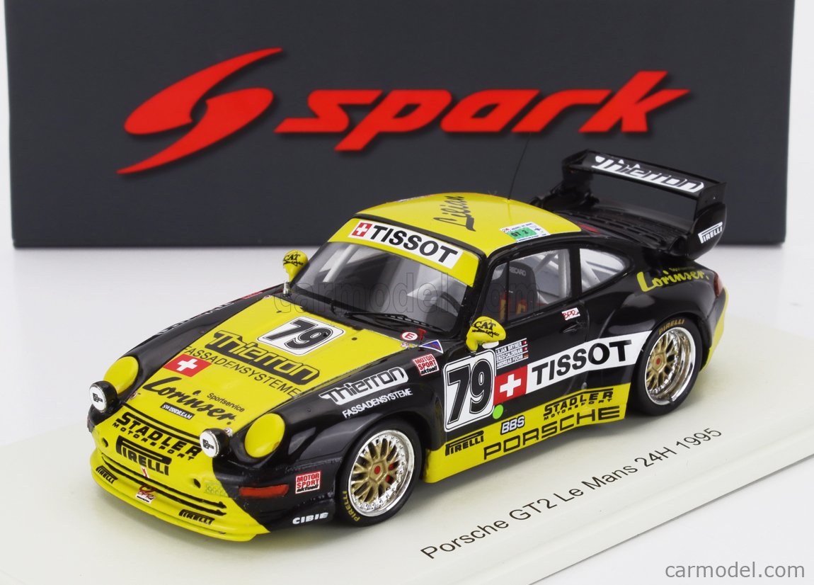 SPARK-MODEL S9899 Echelle 1/43 | PORSCHE 911 993 GT2 3.6L TURBO FLAT-6 ...