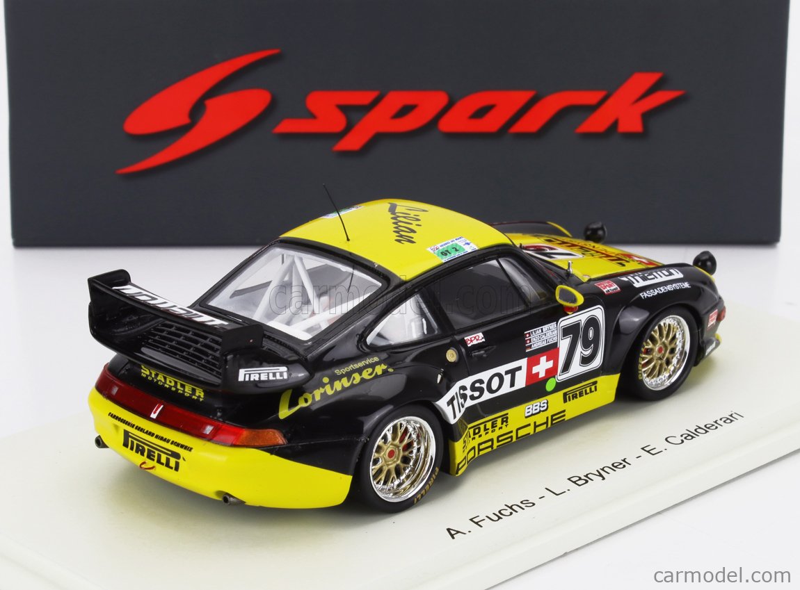 SPARK-MODEL S9899 Scale 1/43 | PORSCHE 911 993 GT2 3.6L TURBO FLAT-6 ...
