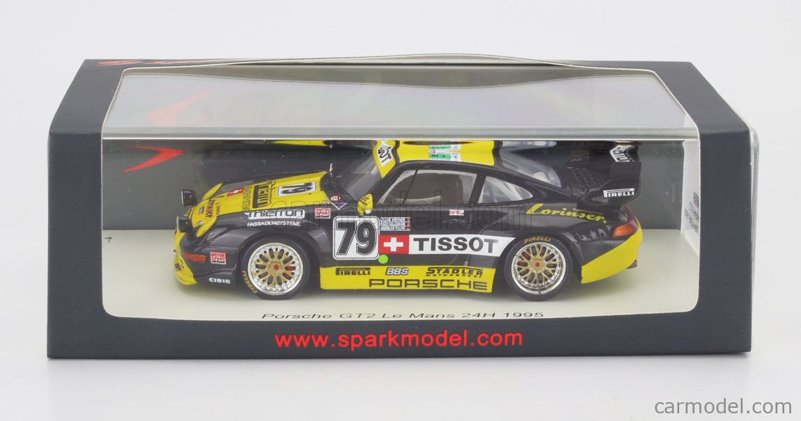 SPARK-MODEL S9899 Echelle 1/43 | PORSCHE 911 993 GT2 3.6L TURBO FLAT-6 ...