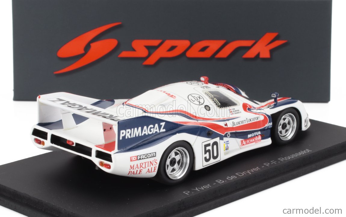 SPARK-MODEL S8461 Echelle 1/43 | RONDEAU M382 3.0L V8 TEAM PRIMAGAZ-YVER N 50 24h LE MANS 1984 ...