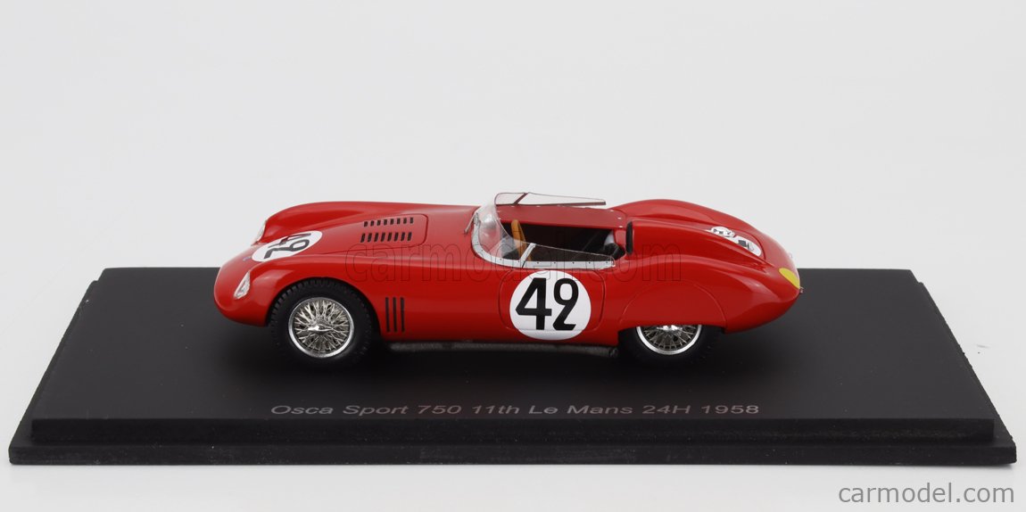 SPARK-MODEL S5085 Scale 1/43 | OSCA 750S SPIDER TEAM AUTOMOBILI OSCA N ...