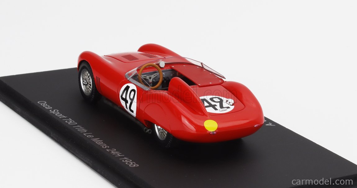 SPARK-MODEL S5085 Scale 1/43 | OSCA 750S SPIDER TEAM AUTOMOBILI OSCA N ...