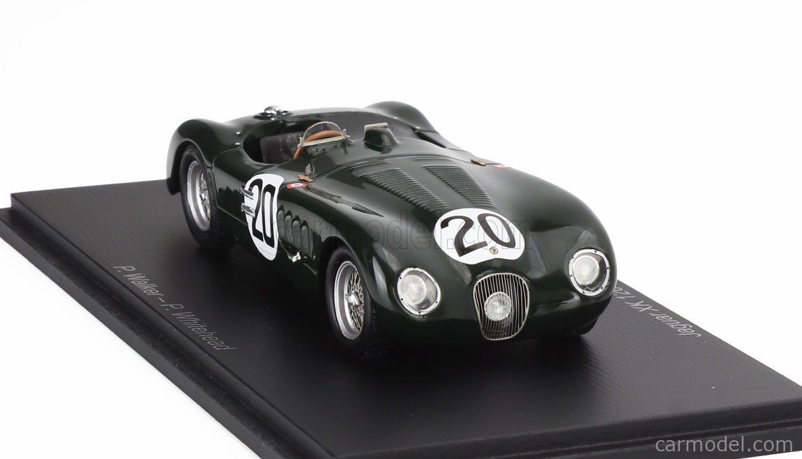 SPARK-MODEL 43LM51 Scale 1/43 | JAGUAR XK 120C 3.4L TEAM PETER WALKER N ...