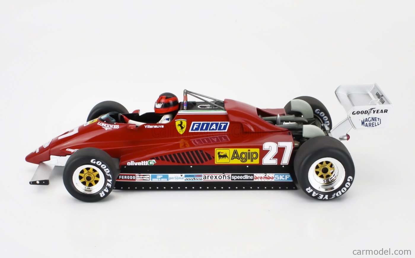 MCG MCG18629F Scale 1/18 | FERRARI F1 126C2 TEAM SEFAC SPA FERRARI N 27 ...