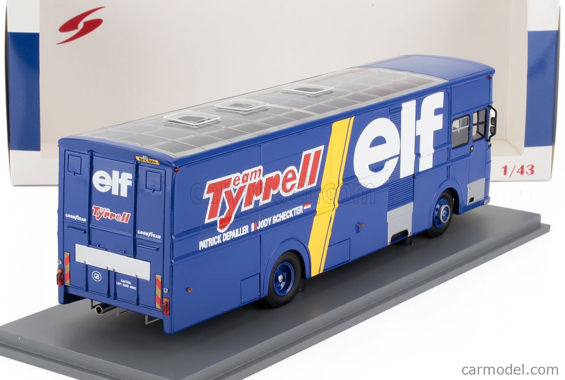 SPARK-MODEL S2674 Scale 1/43 | TYRRELL TRUCK CAR TRANSPORTER TEAM F1 ...