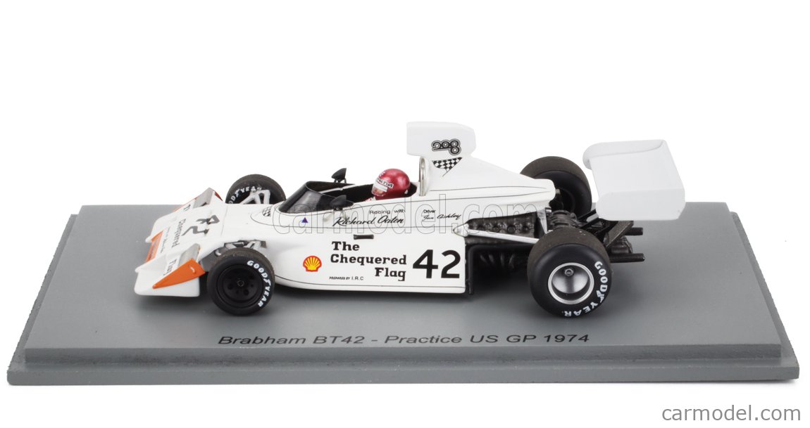 SPARK-MODEL S2349 Scale 1/43 | BRABHAM F1 BT42 N 42 ESSAIS USA GP 1974 ...