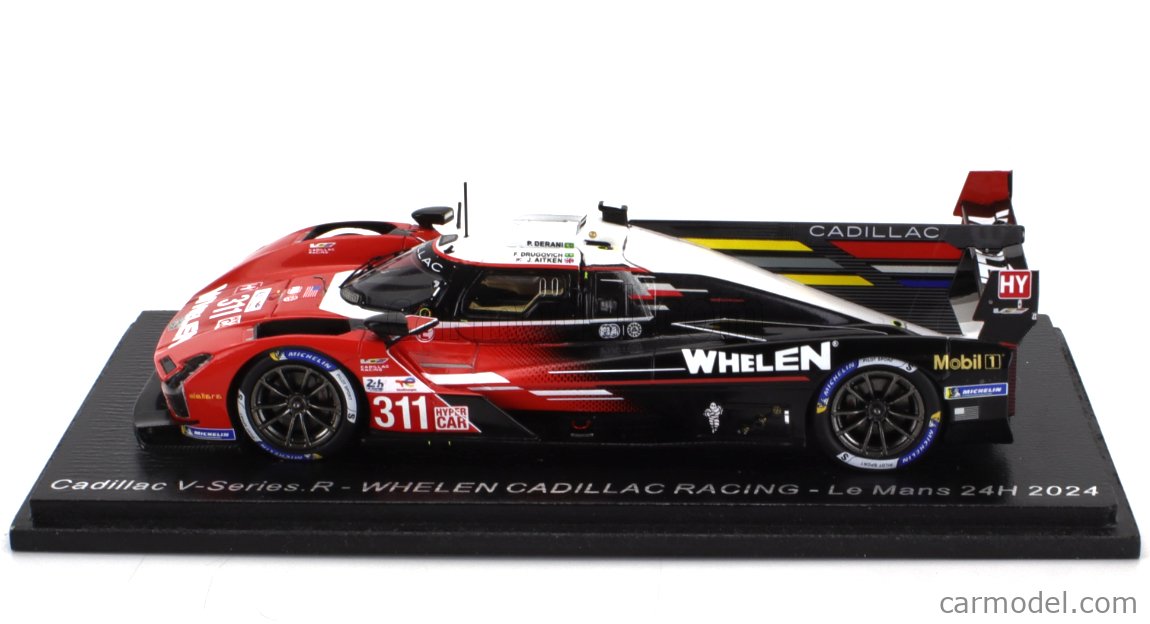 SPARK-MODEL S9129 Scale 1/43 | CADILLAC V-SERIES-R LMC55R 5.5L V8 TEAM WHELEN CADILLAC RACING N ...