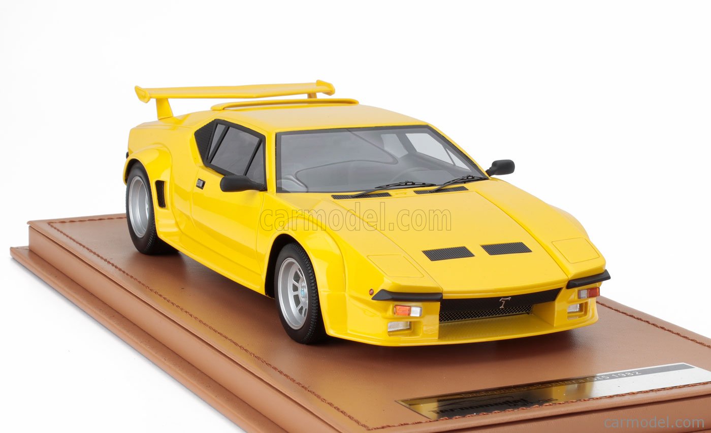 TECNOMODEL TM18-66G Escala 1/18 | DE TOMASO PANTERA GT5 1982 YELLOW