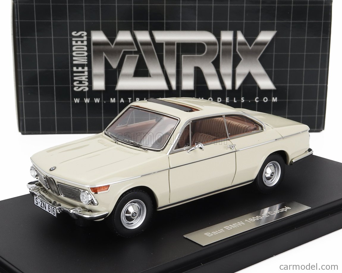 MATRIX SCALE MODELS MX30202-014 Scala 1/43 | BMW 1602 BAUR COUPE 1967 CREAM