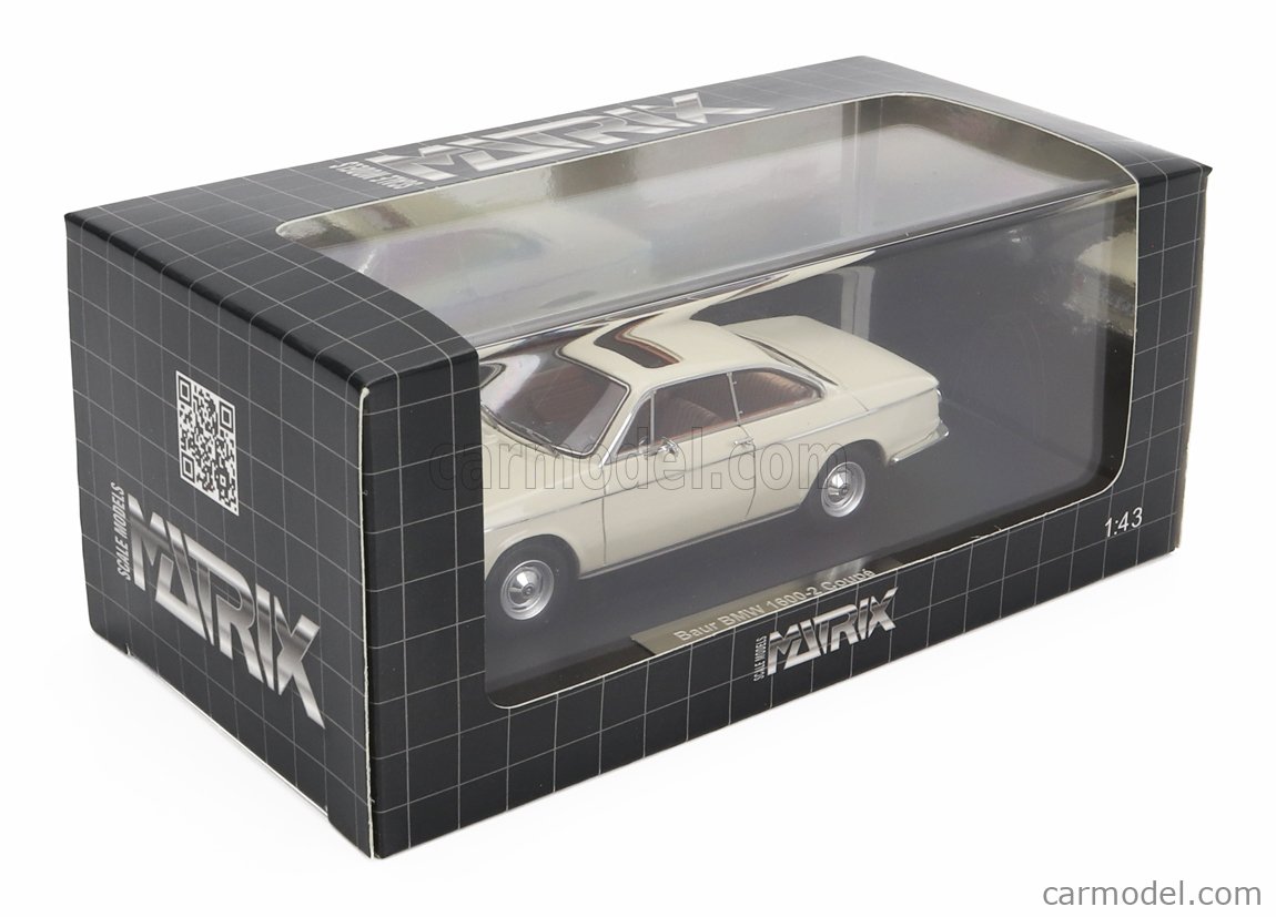 MATRIX SCALE MODELS MX30202-014 Scale 1/43 | BMW 1602 BAUR COUPE 1967 CREAM