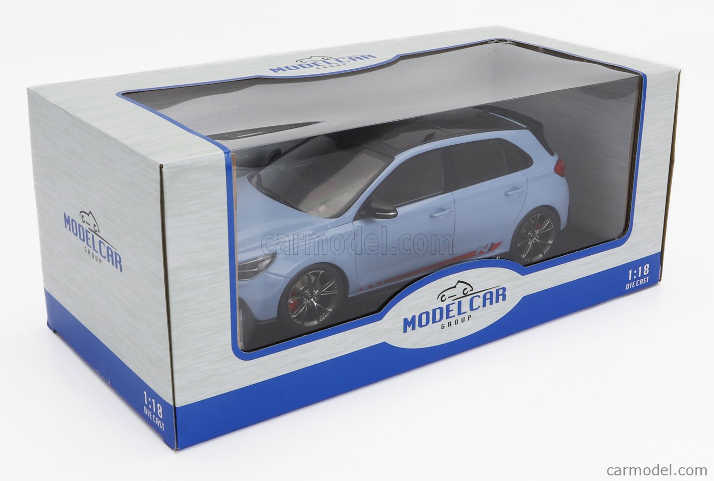 MCG MCG18503 Echelle 1/18 | HYUNDAI i30N 2022 LIGHT BLUE