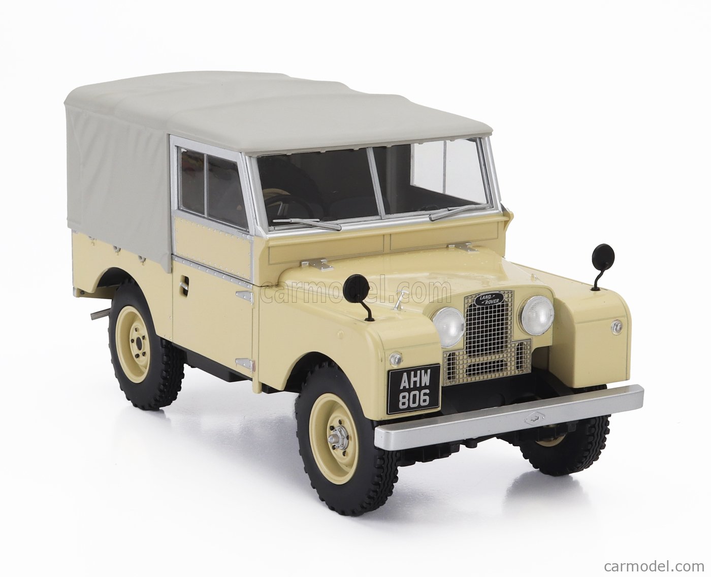 MCG MCG18368 Scale 1/18 | LAND ROVER 88 1-SERIES HARD-TOP 1957 BEIGE GREY