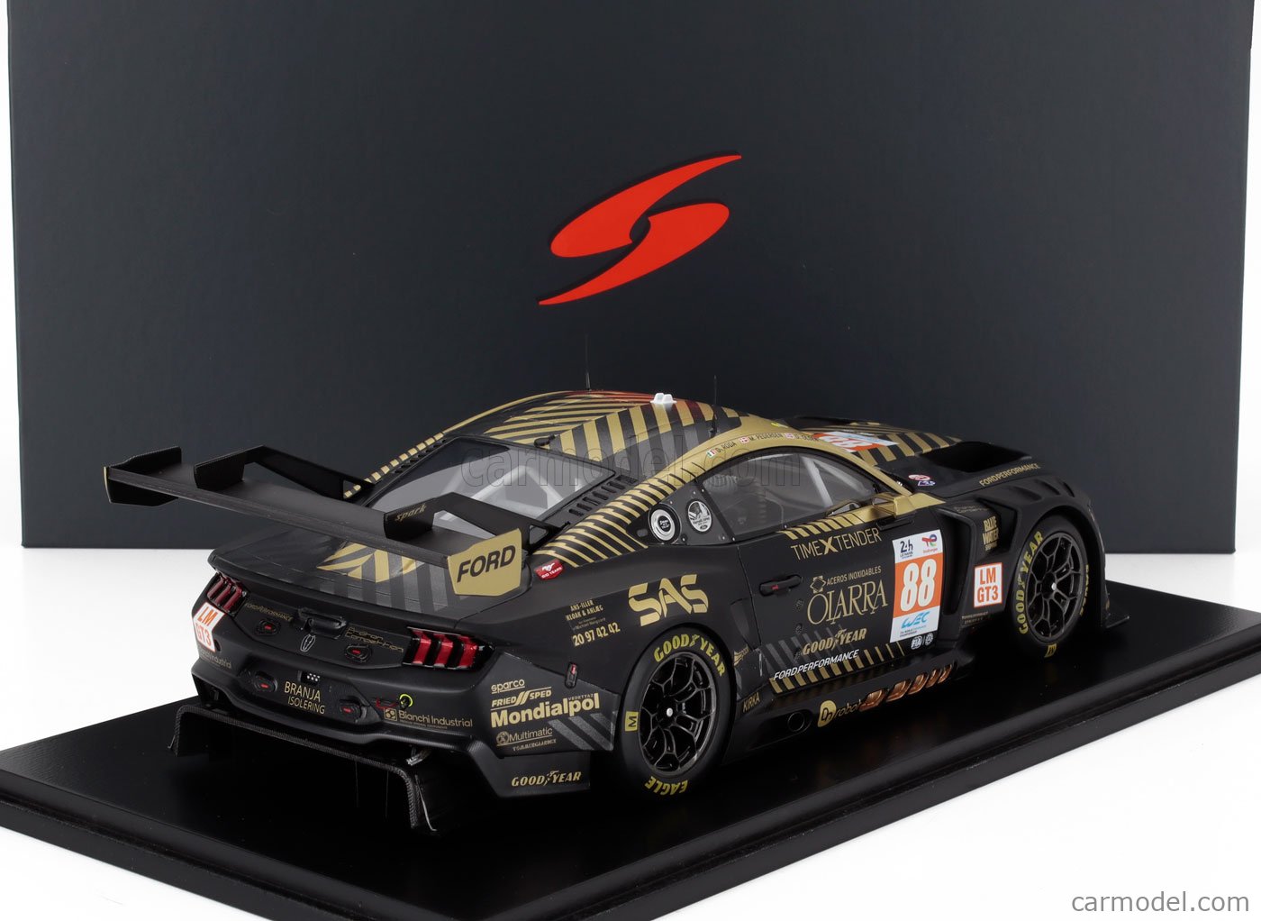 SPARK-MODEL 18S661 Escala 1/18 | FORD USA MUSTANG GT3 COYOTE 5.4L V8 ...