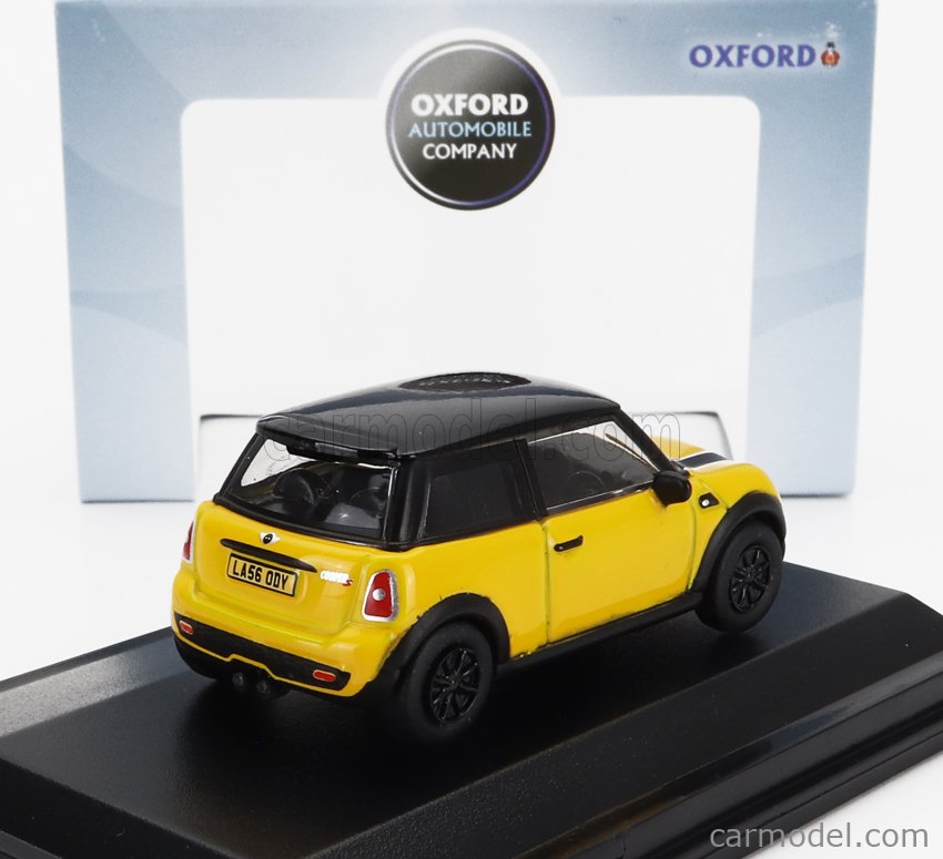 OXFORD-MODELS OXF76NMN008 Scale 1/76 | MINI COOPER 2004 YELLOW WHITE