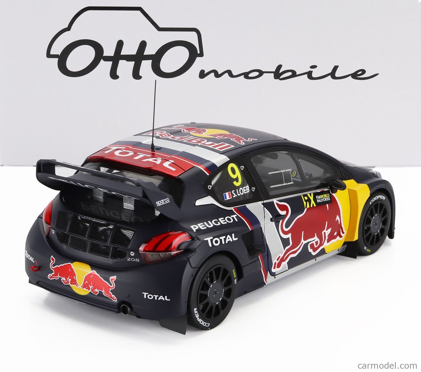 OTTO-MOBILE OT455 Scale 1/18 | PEUGEOT 208 WRX TEAM PEUGEOT TOTAL N 9 ...