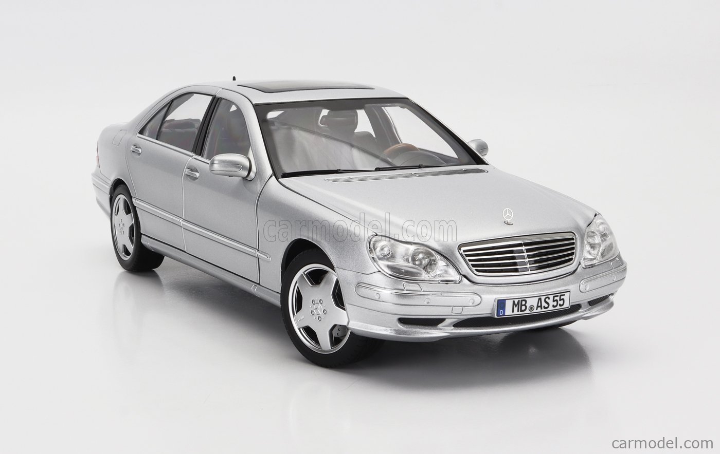 NOREV 183816 Scale 1/18 | MERCEDES BENZ S-CLASS S55 AMG (W220) 2000 SILVER