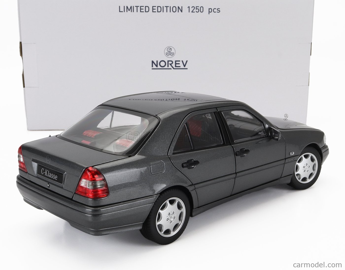 NOREV 183371 Scale 1/18 | MERCEDES BENZ C-CLASS C200 (W202) 1997 GREY MET