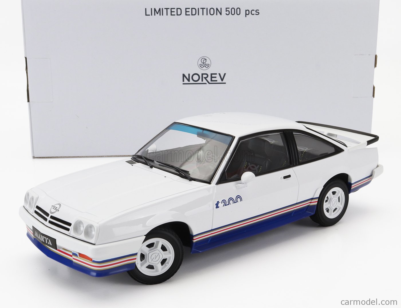 NOREV 183300 Scale 1/18 | OPEL MANTA B i200 ROTHMANS 1984 WHITE BLUE RED