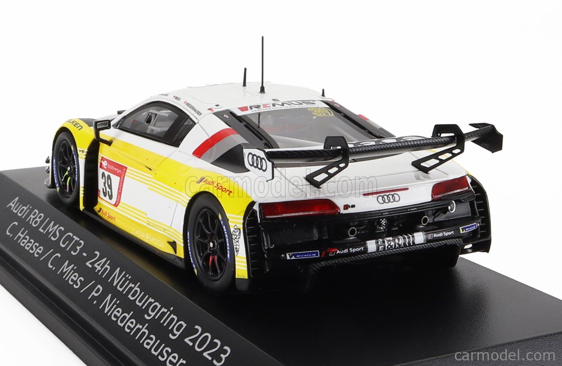 SPARK-MODEL 5022300133 Scale 1/43 | AUDI R8 LMS GT3 TEAM AUDI SPORT LAND N 39 24h NURBURGRING ...