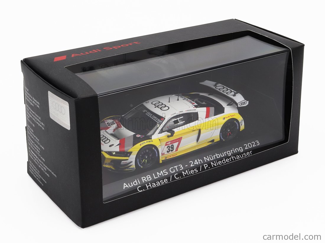 SPARK-MODEL 5022300133 Scale 1/43 | AUDI R8 LMS GT3 TEAM AUDI SPORT LAND N 39 24h NURBURGRING ...