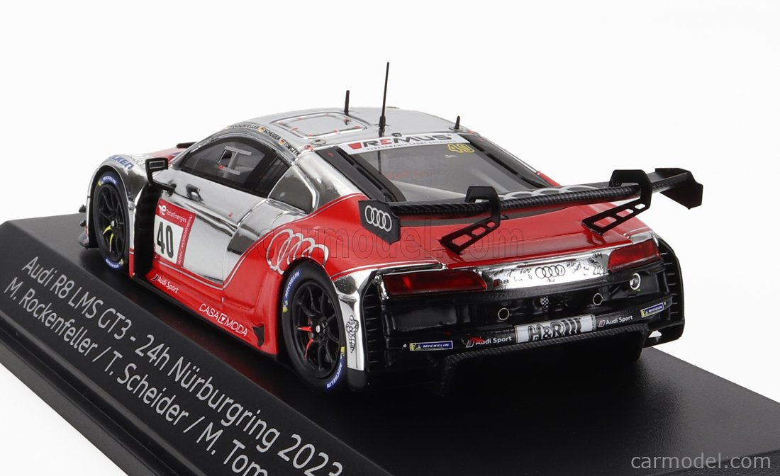 SPARK-MODEL 5022300134 Scale 1/43 | AUDI R8 LMS GT3 TEAM AUDI SPORT SCHERER PHX N 40 24h ...